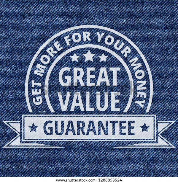 Great Value Label Illustration Stock Vector (Royalty Free) 1288853524 ...