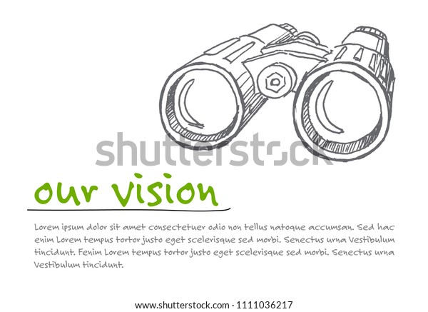 Great Vision Minimalist Concept Vector Ilustration Stock Vector ...