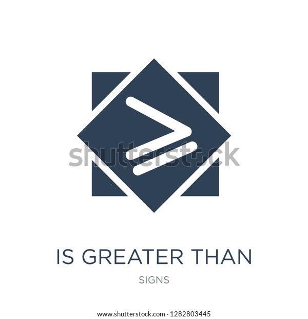 Greater Than Equal Icon Vector On Stock Vector Royalty Free 1282803445 Shutterstock