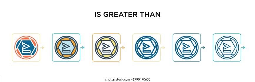 Greater Than Sign Vector Icon 6 Stock Vector (Royalty Free) 1790490638 ...