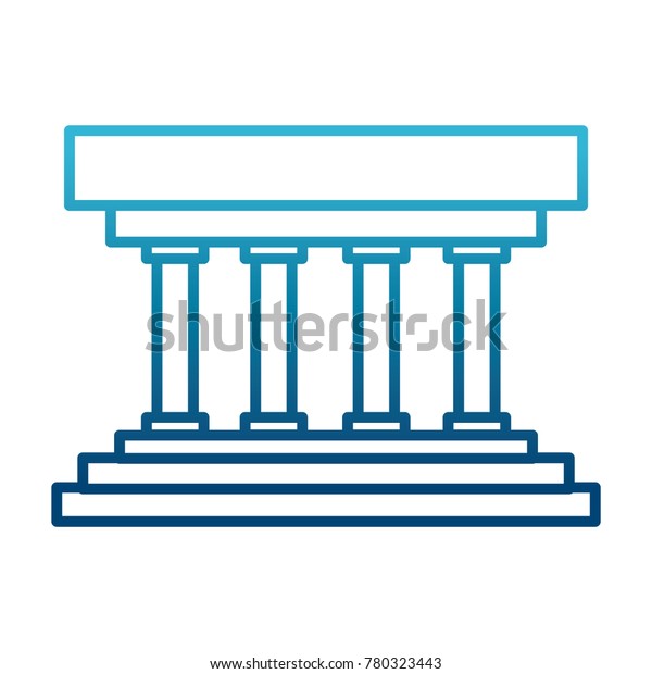 Greek Building Symbol Stock Vector (Royalty Free) 780323443 | Shutterstock