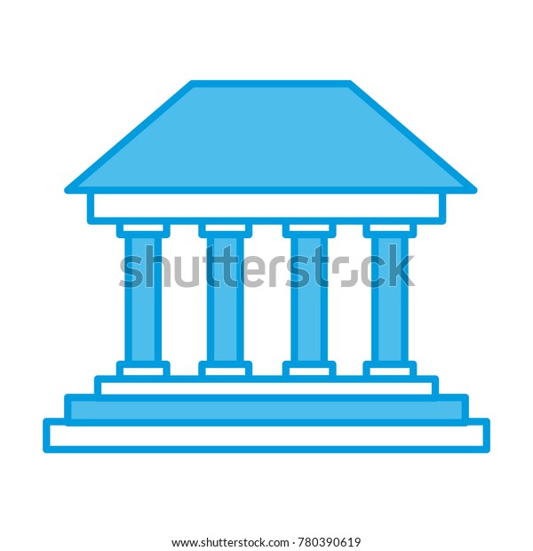 Greek Building Symbol Stock Vector (Royalty Free) 780390619 | Shutterstock