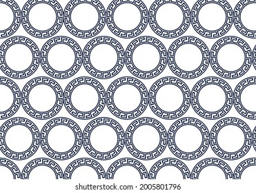 Greek Circular Ornament Pattern Background Stock Vector (Royalty Free ...