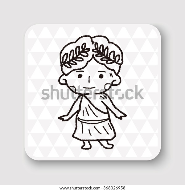 Greek Doodle Stock Vector (Royalty Free) 368026958 | Shutterstock