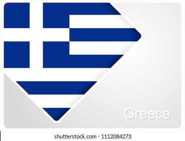 Greek Flag Design Background Layout Vector Stock Vector (Royalty Free ...
