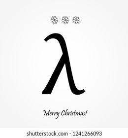 Greek Letter Lambda Symbol Stock Vector (Royalty Free) 1241266093 | Shutterstock