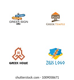 Greek Logo Design Stock Vector (Royalty Free) 1009058671 | Shutterstock