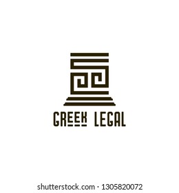 Greek Logo Design Stock Vector (Royalty Free) 1305820072 | Shutterstock