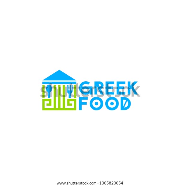 Greek Logo Design Stock Vector (Royalty Free) 1305820054 | Shutterstock