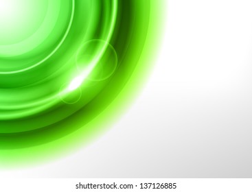 Green Abstract Corner On White Stock Vector (Royalty Free) 137126885 ...