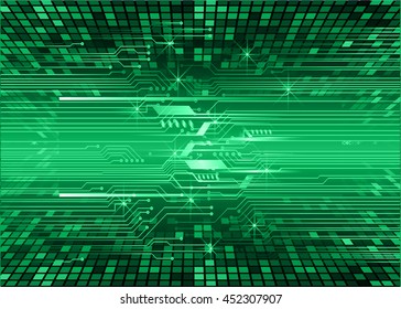 Blue Yellow Green Cyber Security Concept: vector de stock (libre de ...