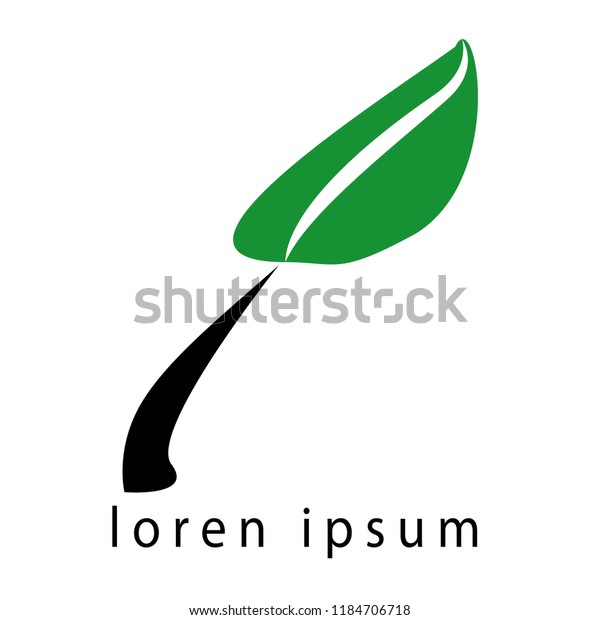 Green Abstract Logo Template Ready Use Stock Vector (Royalty Free ...