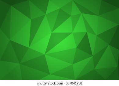 Green Abstract Polygon Art Wallpaper Backgroundvector Stock Vector ...