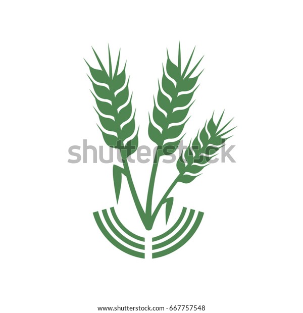 Green Agriculture Symbol Stock Vector (Royalty Free) 667757548 ...