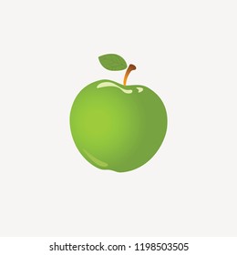 Green Apple Icon Stock Vector (Royalty Free) 1198503505 | Shutterstock