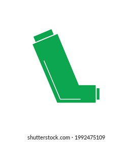Green Asthma Inhaler Icon Vector Stock Vector (Royalty Free) 1992475109 ...