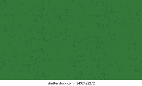 Green Background Question Marks Stock Vector (Royalty Free) 1432422272 ...