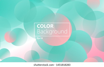 Green Background Website Landing Page Minimal Stock Vector (Royalty ...