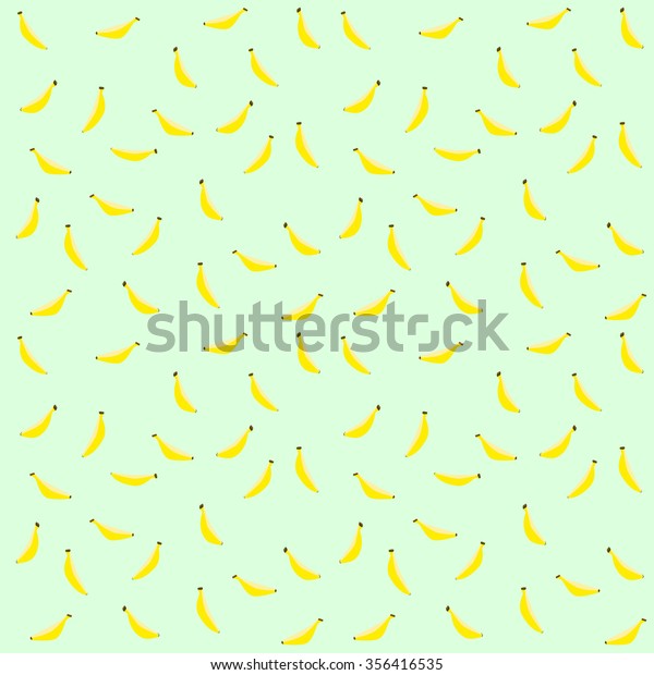 Green Banana Back Pattern Little Stock Vector (Royalty Free) 356416535 ...