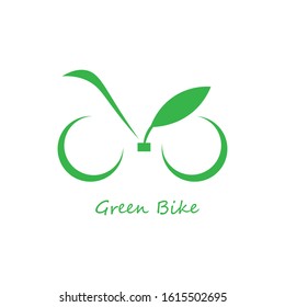 Green Bike Icon Logo Vector Stock Vector (Royalty Free) 1615502695 ...
