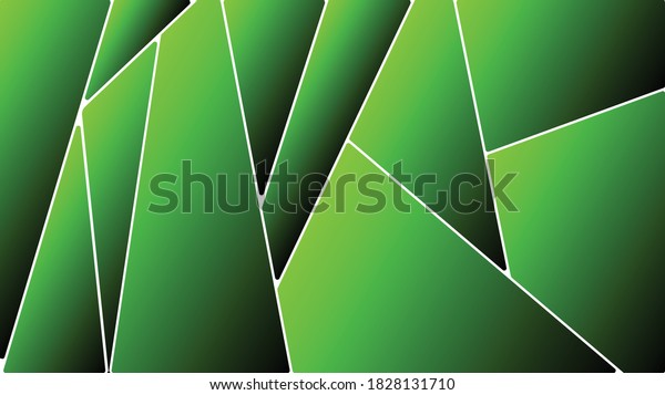Green Black Abstract Background Triangle Future: เวกเตอร์สต็อก (ปลอดค่า ...