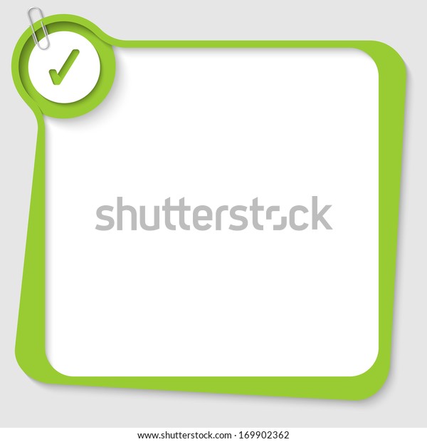 Green Blank Text Box Check Box 스톡 벡터(로열티 프리) 169902362 | Shutterstock