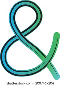 Green Blue Symbol Vector Stock Vector (Royalty Free) 2007467204 ...
