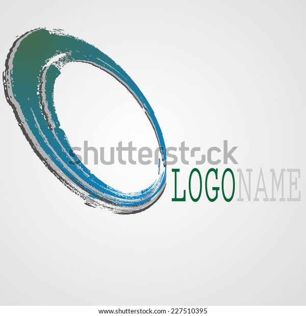 Green Blue Technology Circle Logo Design Stock Vector (Royalty Free ...