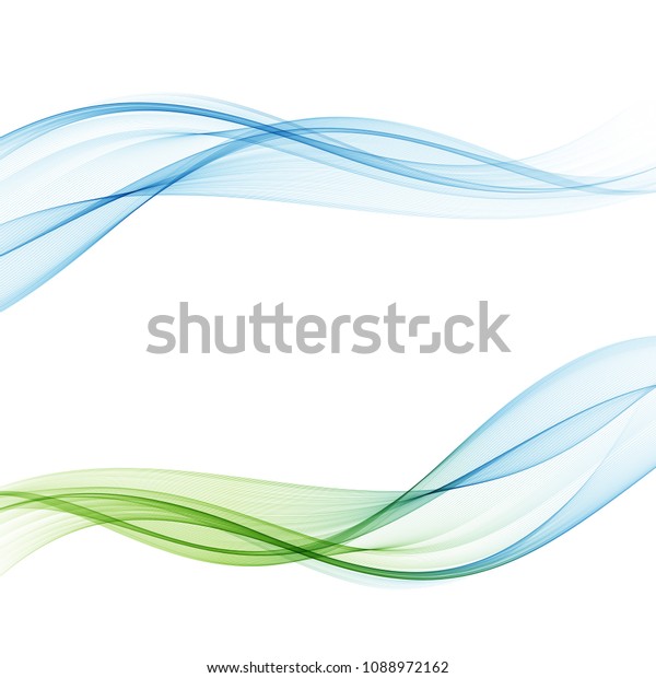 Green Blue Wave Vector Wavestransparent Wave Stock Vector (Royalty Free ...