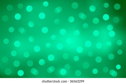 Green Blurry Lights Background Stock Vector (Royalty Free) 36563299 ...