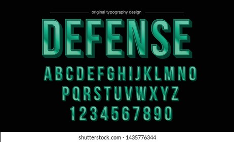 Green Bold Artistic Font Typography Stock Vector (Royalty Free ...