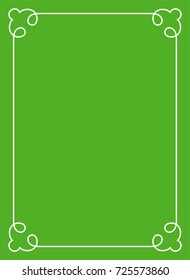 Green Book Cover Border Frame Stock Vector (Royalty Free) 725573860 ...