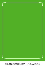 Green Border Frame Book Cover Vector Stock Vector (Royalty Free ...