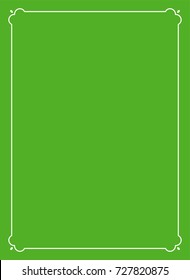 Green Border Frame Book Cover Vector Stock Vector (Royalty Free ...