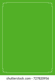 Green Border Frame Book Cover Vector Stock Vector (Royalty Free ...
