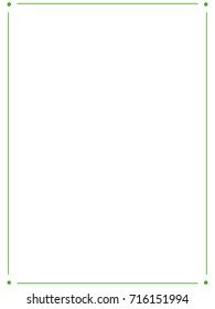 Green Border Frame Vector Vintage Stock Vector (Royalty Free) 716151994 ...