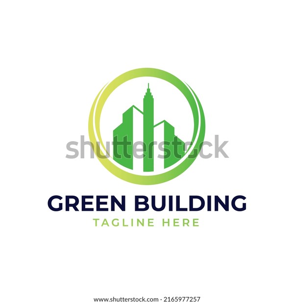 Green Building Logo Design Vector Stock Vector (Royalty Free ...