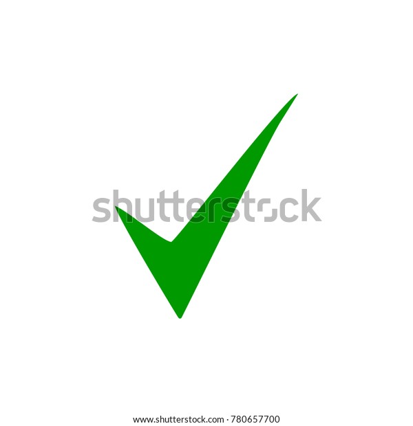 Green Check List Symbol Stock Vector (Royalty Free) 780657700