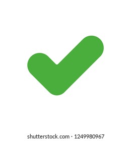 Green Check Mark Icon Stock Vector (Royalty Free) 1249980967 | Shutterstock