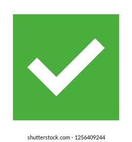 Green Check Mark Icon: เวกเตอร์สต็อก (ปลอดค่าลิขสิทธิ์) 1256409244 ...