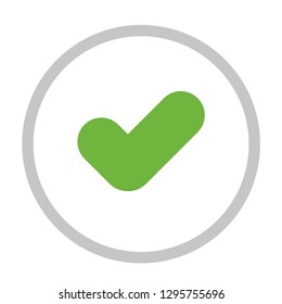 Green Check Mark Icon Ok Symbol Stock Vector (Royalty Free) 1248895426 ...
