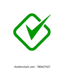 Green Check Mark Black Outline Check: เวกเตอร์สต็อก (ปลอดค่าลิขสิทธิ์ ...