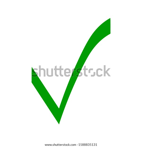 Green Check Mark Icon Tick Symbol Stock Vector (Royalty Free ...