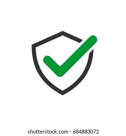Vektor Stok Green Check Mark Logo Template Illustration (Tanpa Royalti ...