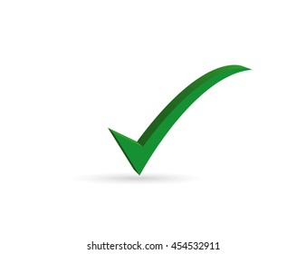 signo de marca de verificación verde: vector de stock (libre de ...