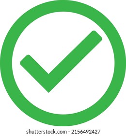 Green Check Mark Vector Illustration Stock Vector (Royalty Free ...