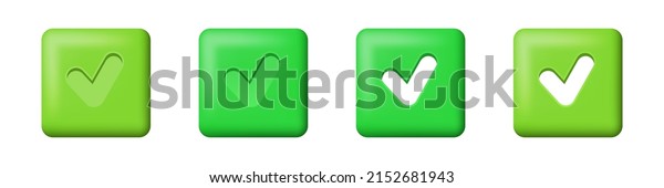 Green Check Mark White Arrows On Stock Vector (Royalty Free) 2152681943 ...