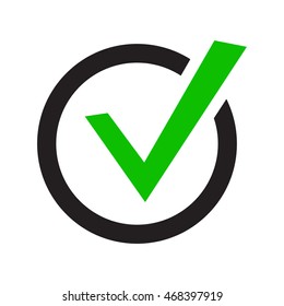 Green Check Marks Icons Stock Vector (Royalty Free) 468397919 ...