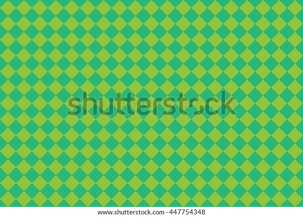 Green Checkered Pattern Seamless Background Stock Vector (Royalty Free ...