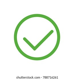 Ilustrasi Stok Simple Green Check Mark Icon 1160891485 | Shutterstock